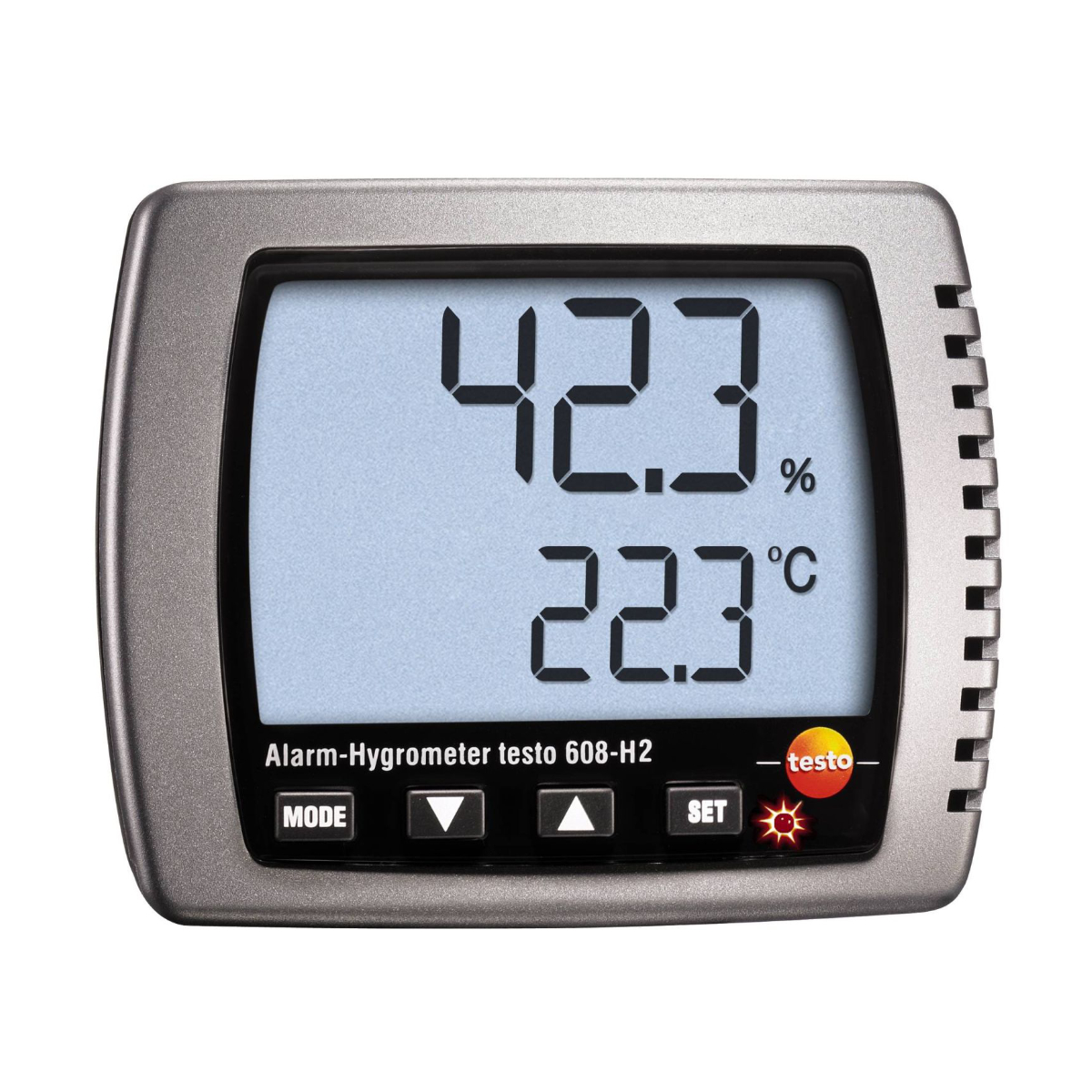 Testo 608-H2 Thermohygrometer with LED Alarm - Hengrythm Sdn. Bhd.